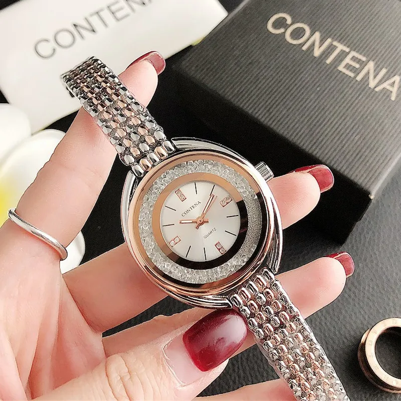 Luxury-Rhinestone-Ladies-Stainless-Steel-Watch-CONTENA-Fashion-Gold ...
