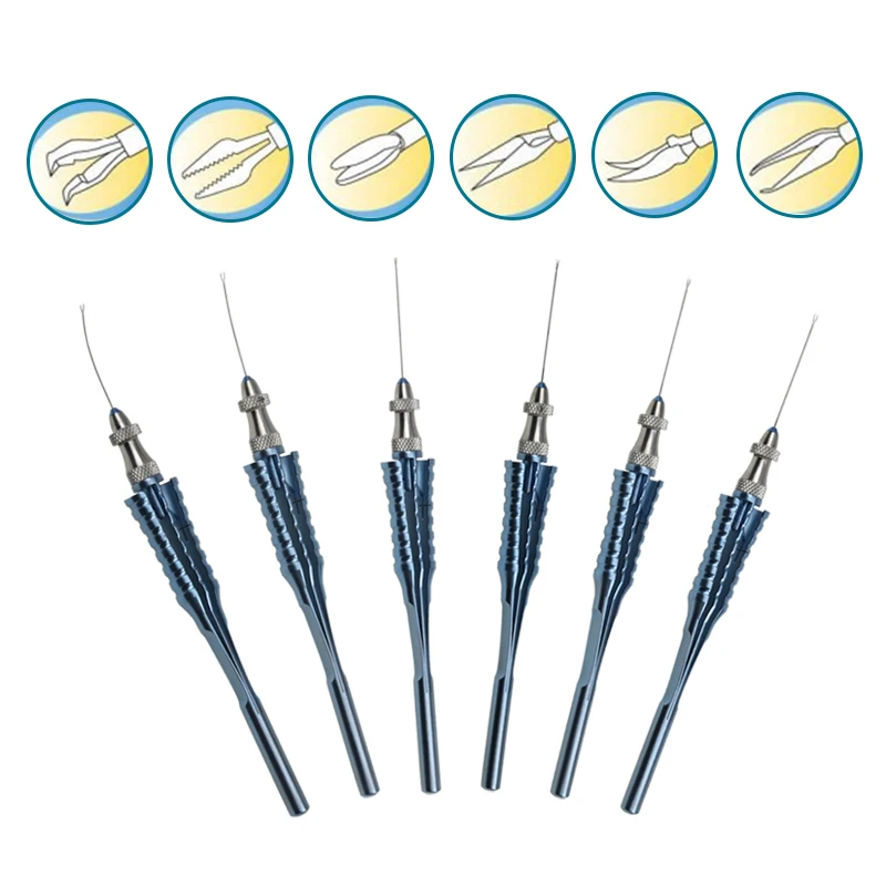 1pcs Intraocular Tweezers Titanium Alloy Handle Capsulorhexis Forceps ...
