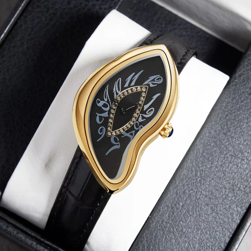 New Alien Twisted Design Alien-Inspired Men's Quartz Watch Vintage ...