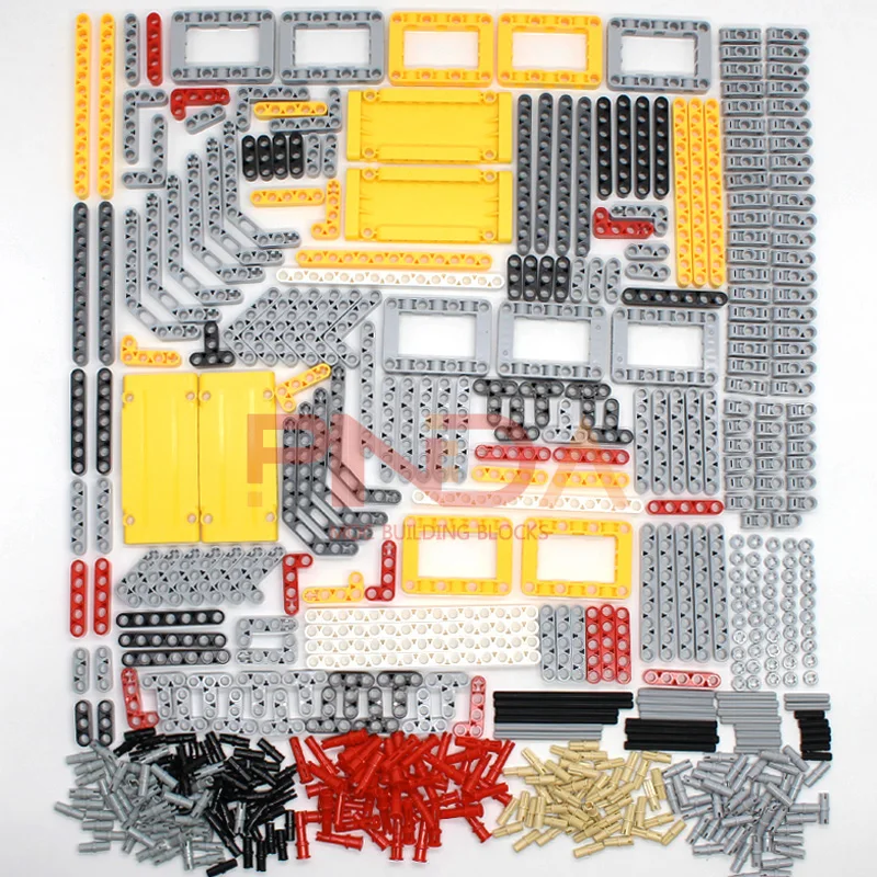MOC-Bulk-Technical-Parts-Pin-Liftarm-Bricks-Studless-Beam-Axle-Plug ...