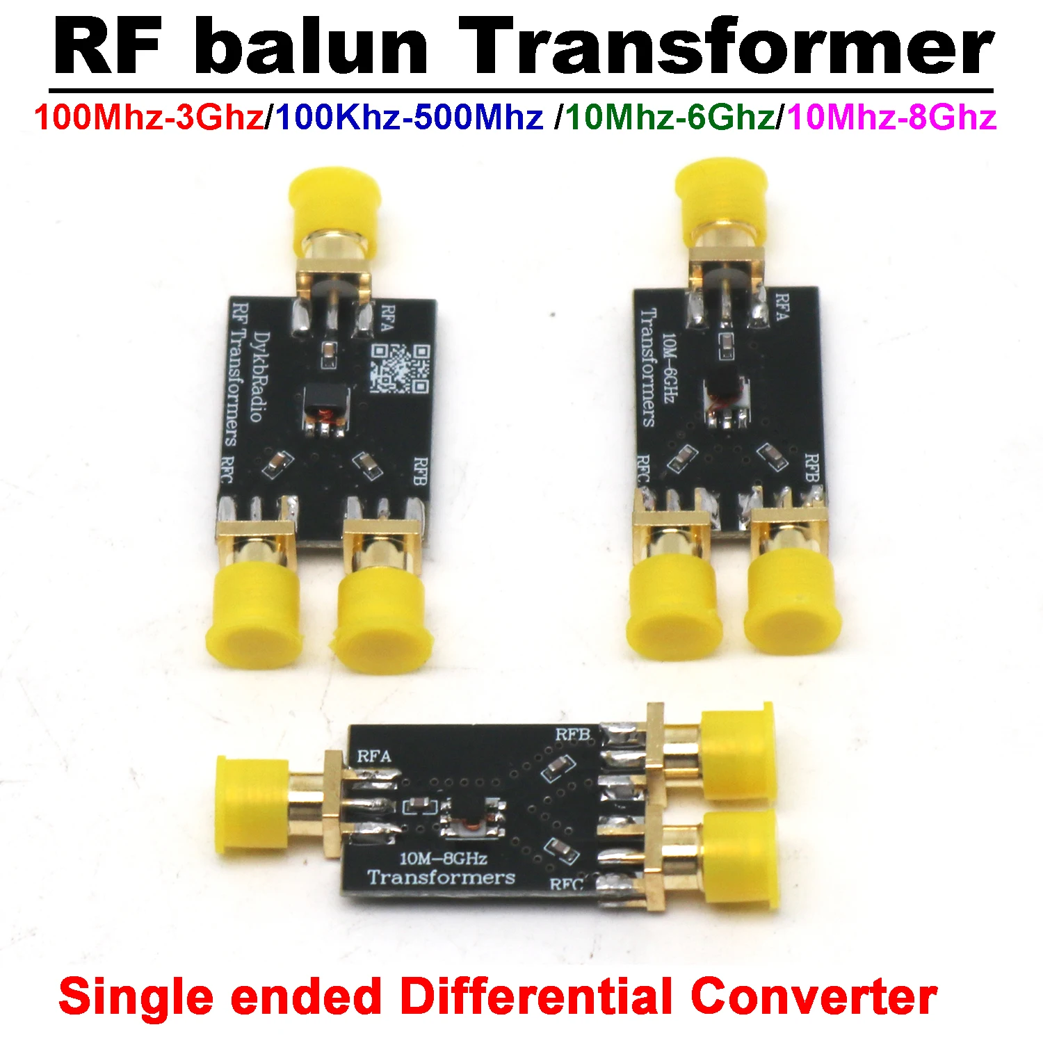 100Khz-8GHZ RF balun Transformer RF Single ended Differential signal ...