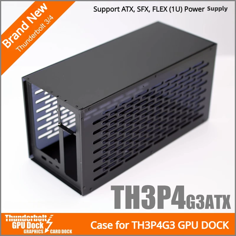 Carcasa de aluminio para TH3P4G3, Compatible con Thunderbolt, ATX, SFX ...