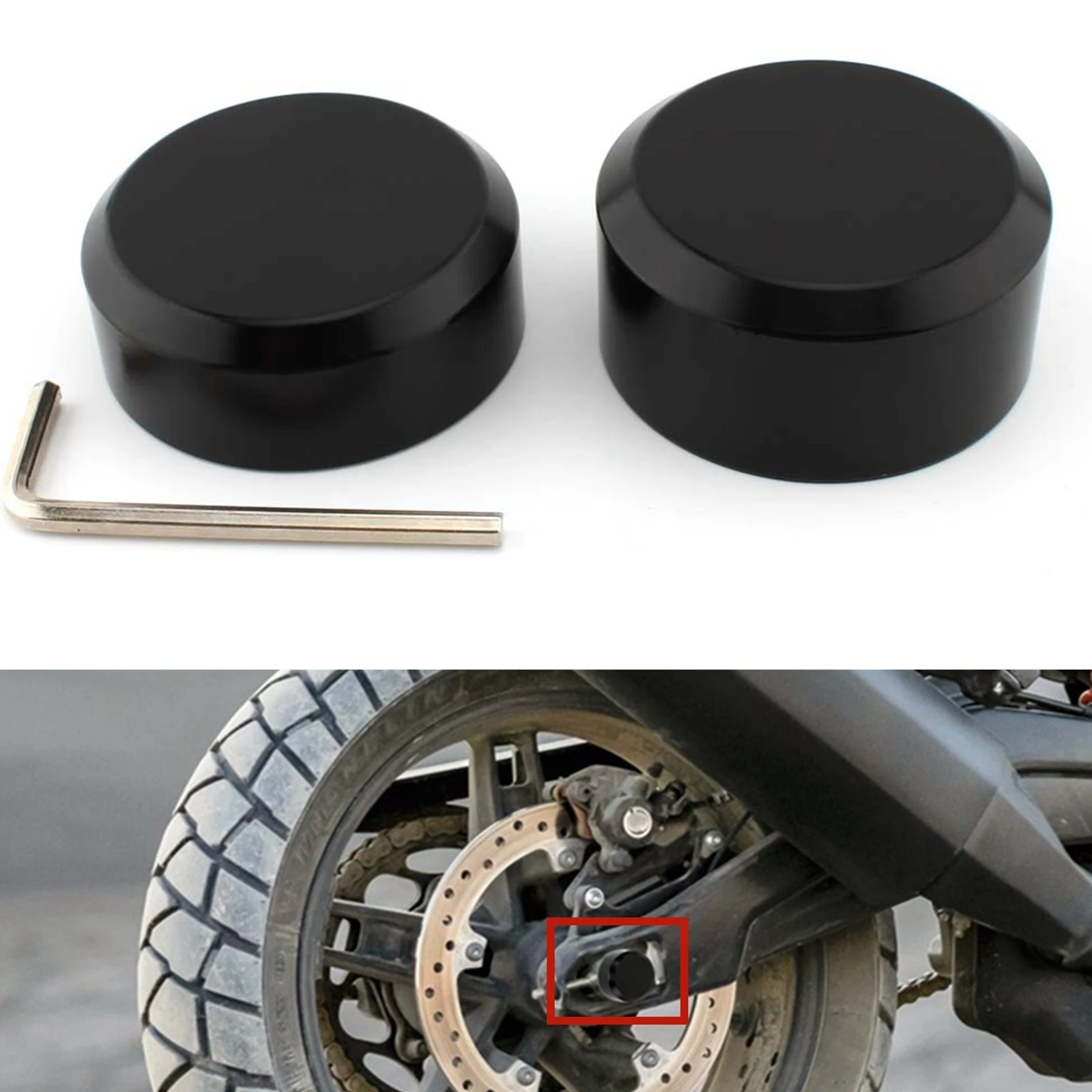 2Pcs-Motorcycle-Rear-Axle-Cap-Axle-Wheel-Nut-Bolt-Cover-For-Harley-Pan ...
