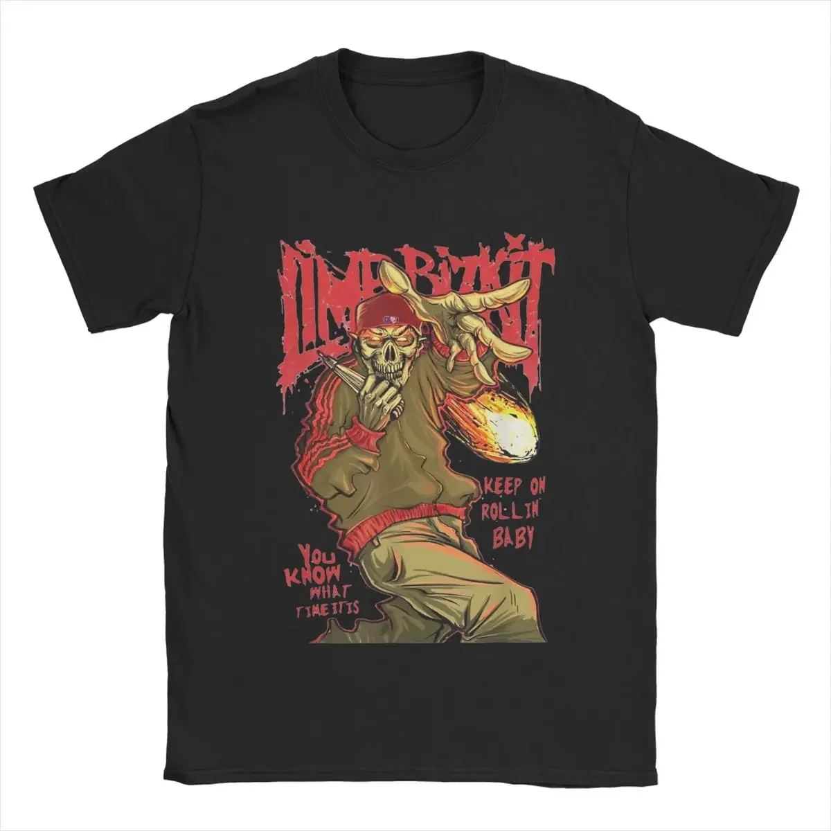 Limp Bizkit Band T Shirts Streetwear Versatile Leisure Cotton Short ...