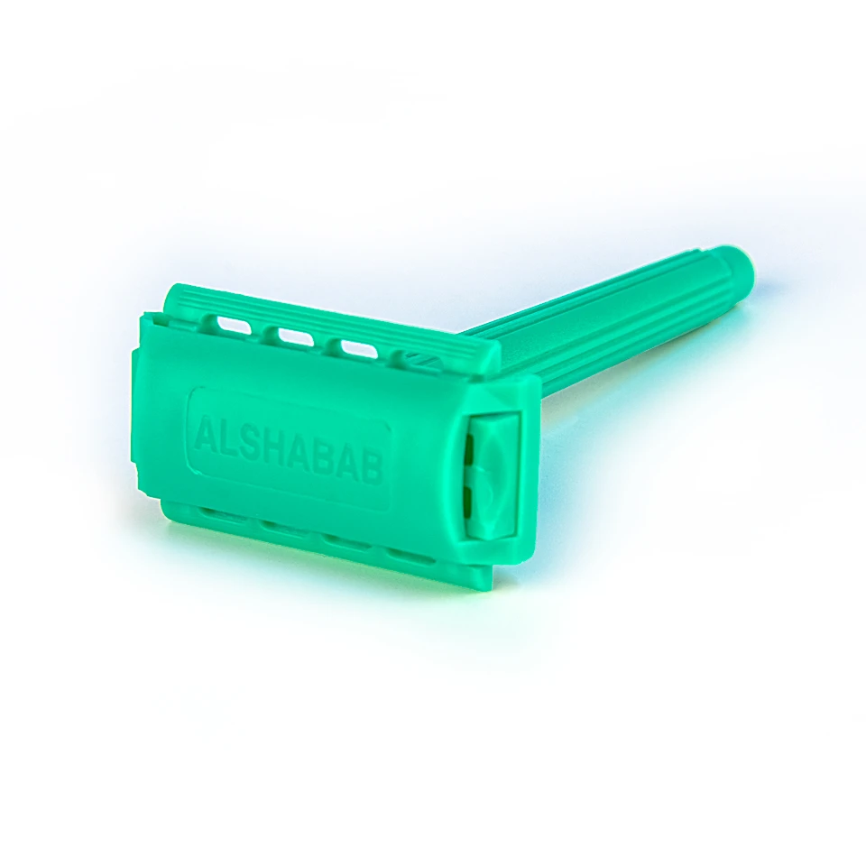 ALSHABAB 1Piece Plastic Safety Razor for Men and Women Double Edge ...