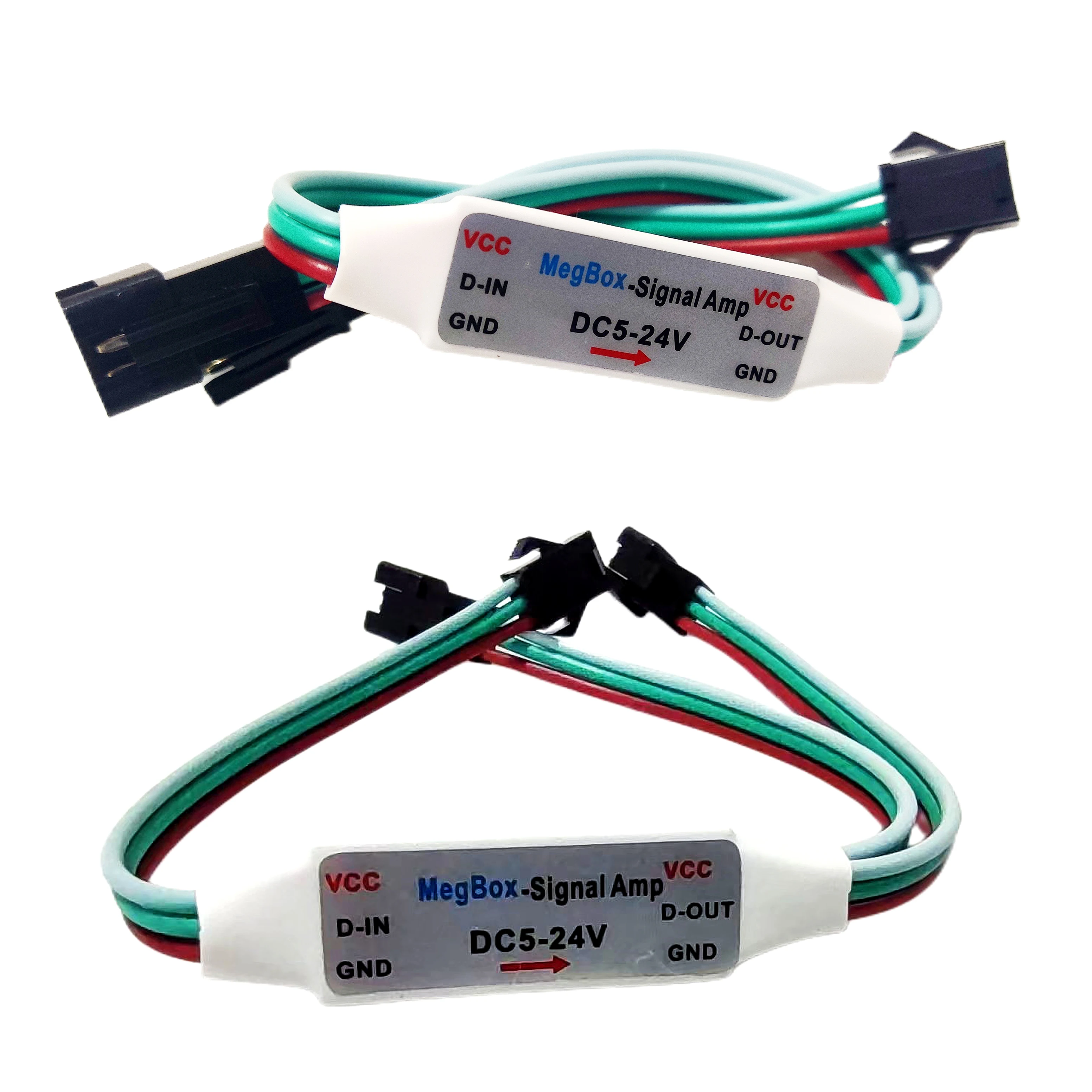 Mini TTL Signal LED Amplifier Repeater for WS2811 WS2812B SK6812 3Pin Addressable RGBIC LED ...