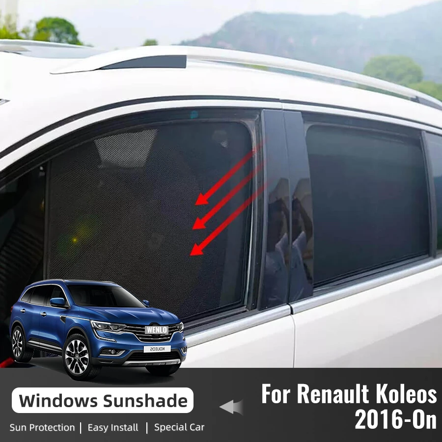 Magnetic Window Sunshade For Renault Koleos Samsung Qm6 2016-2023 ...