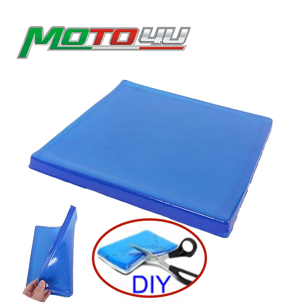 25*25*1CM DIY Motorcycle Seat Gel Pad Shock Absorption Soft Comfortable Cushion Universal ...