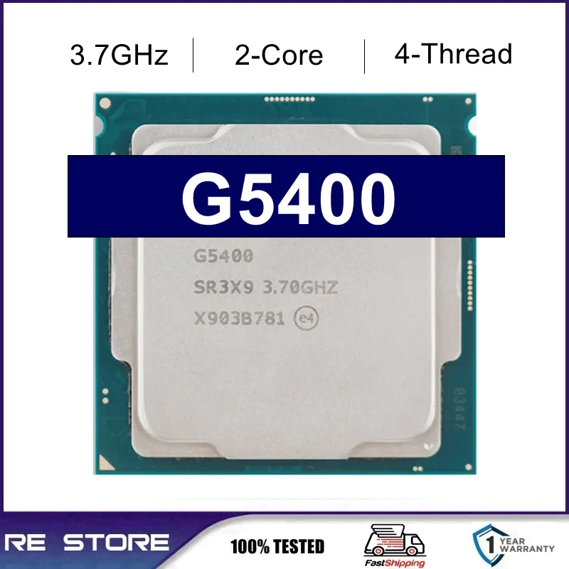 Used-Pentium-G5400-3-7GHz-Dual-Core-Quad-Thread-CPU-Processor-4M-54W ...