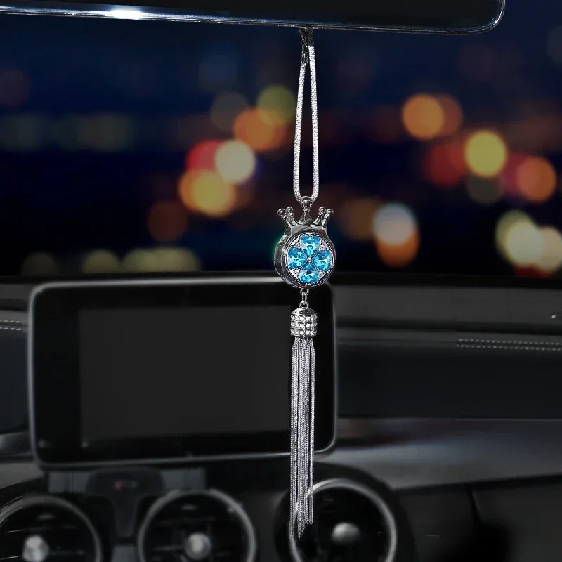 Creative-Car-Pendant-Ornament-Crystal-Diamond-Auto-Ornaments-Rhinestone ...