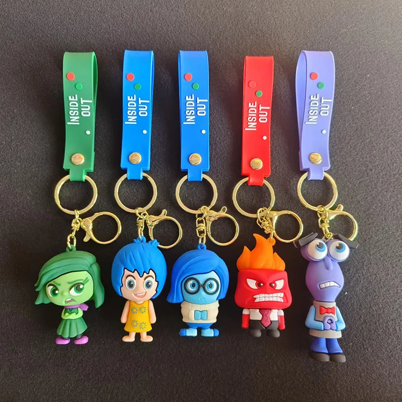 Anime-INSIDE-OUT-Figure-Keychain-Cute-Brain-Secret-Service-Team-3D-Doll ...
