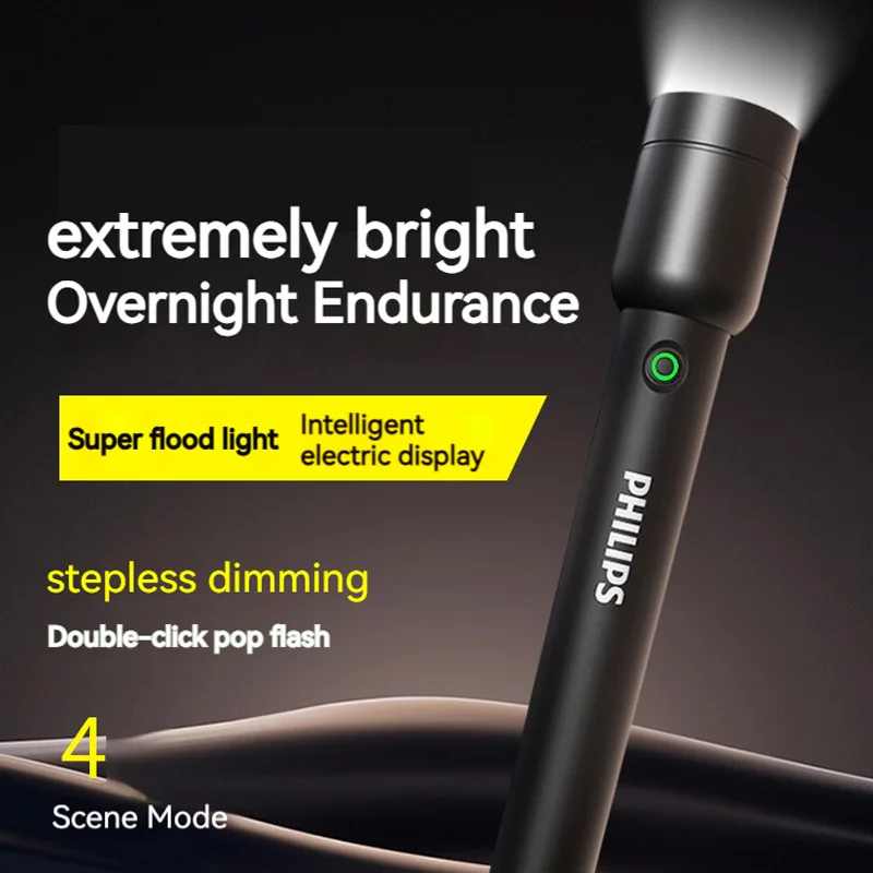 Philips-Flashlight-High-Power-with-Type-C-Charging-18650-Battery-4 ...