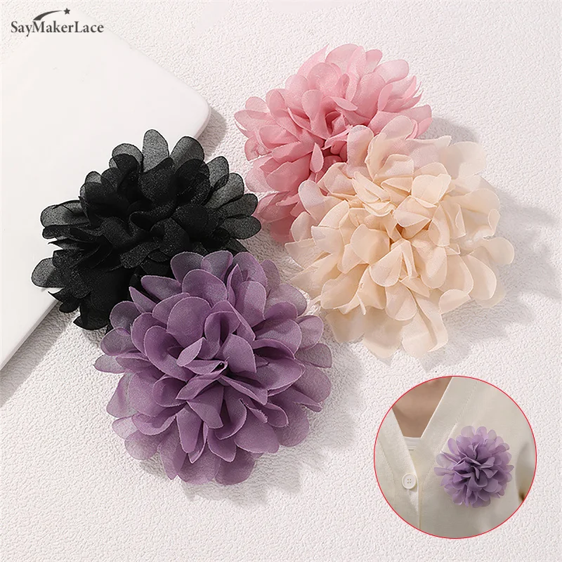 Elegant-Camellia-Flower-Brooches-For-Women-Fashion-Flower-Corsage-Lapel ...