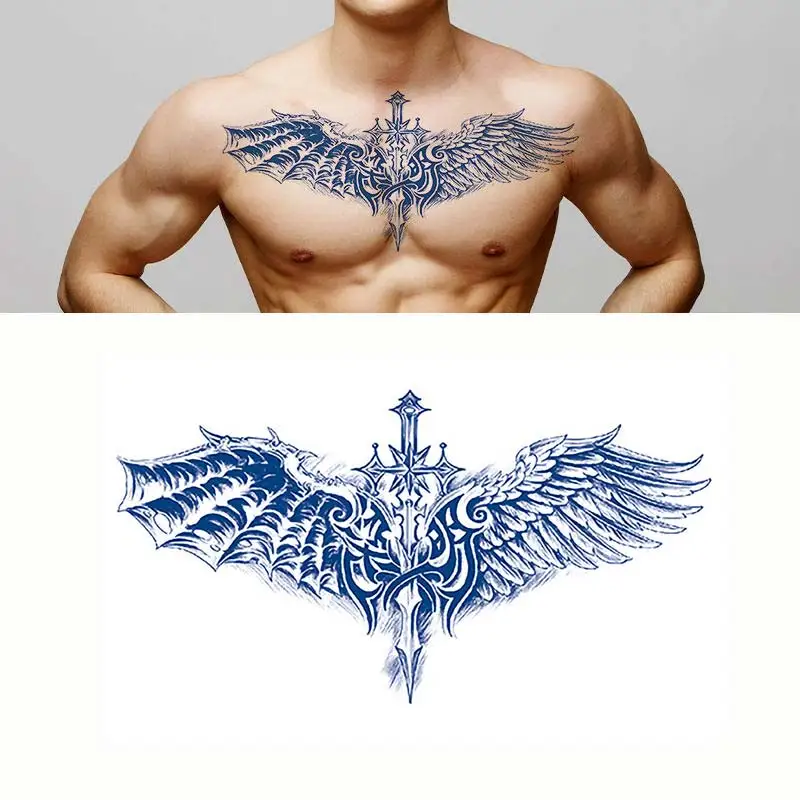 Chest Tattoos Wings Designs Men