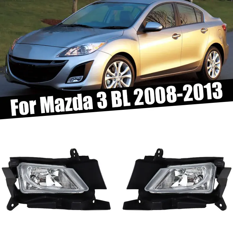 Exterior Accessories For Mazda 3 BL 2008-2013 Auto Front Bumper Fog ...