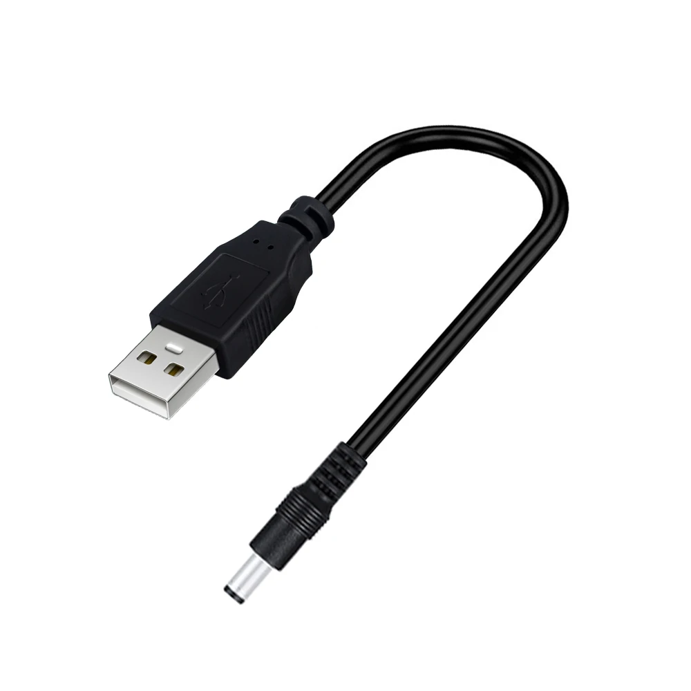 5.5*2.1mm USB to DC 3.5mm Power Cable DC Power Plug USB 5V Charger ...