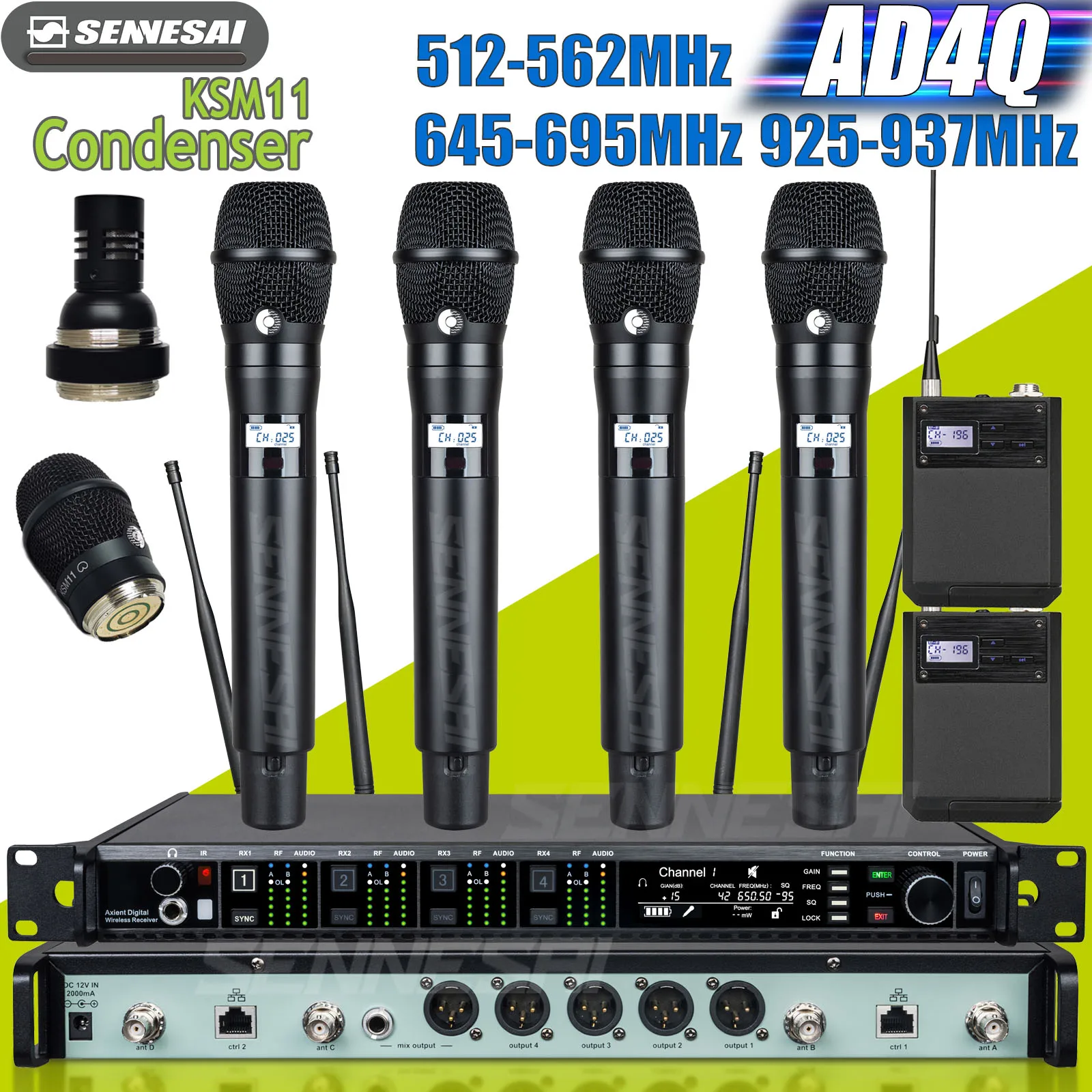 SENNESAI-AD4Q-Professional-Wireless-Condenser-Microphone-System-500-600 ...