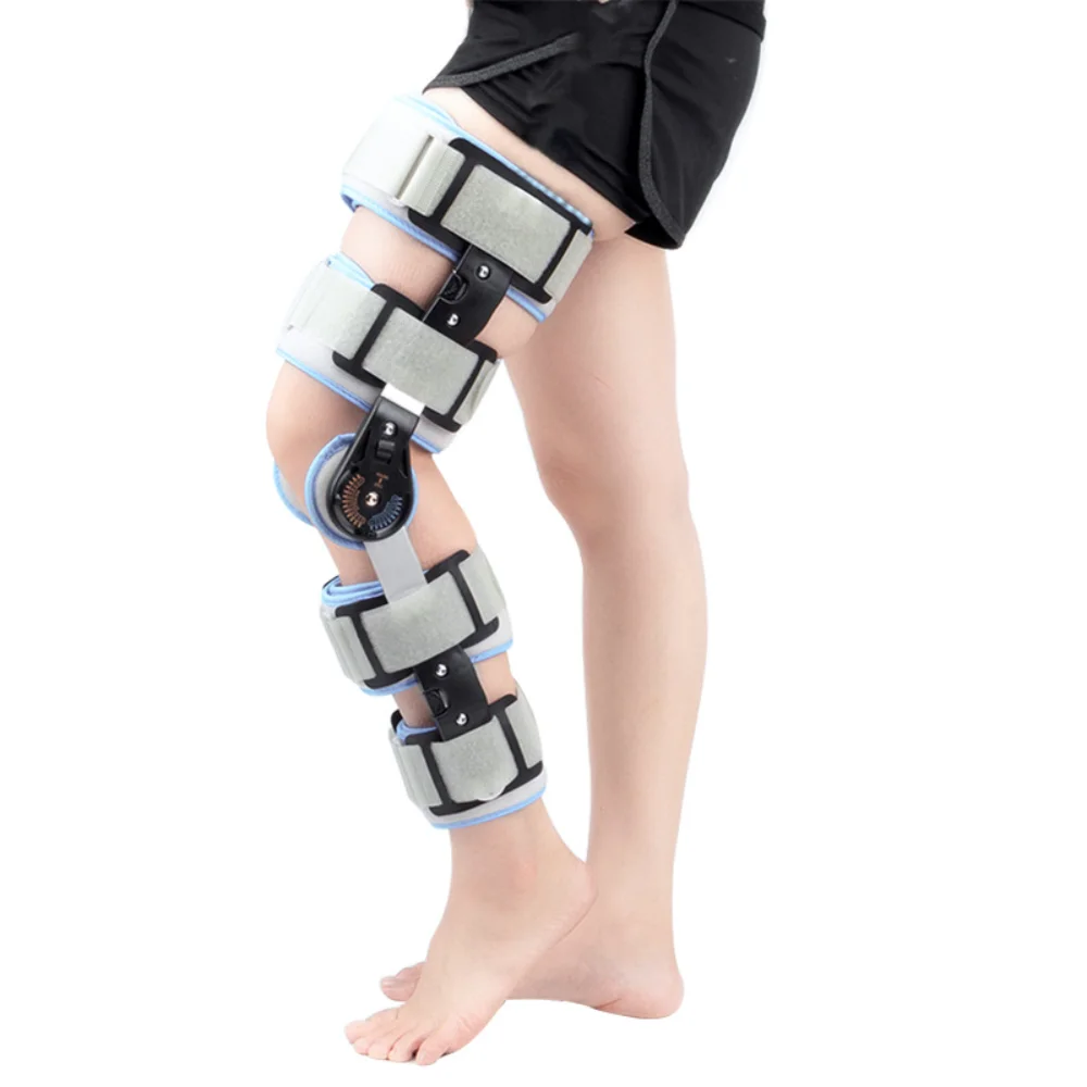 Hinged-Knee-Joint-Fixation-Brace-Knee-Immobilizer-Support-Lower-Limb ...