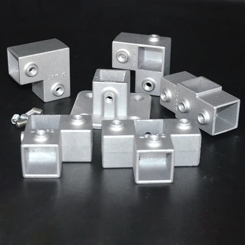 Square-Tube-Pipe-Connector-25x25mm-Stainless-Steel-Tube-Pipe-Chrome ...