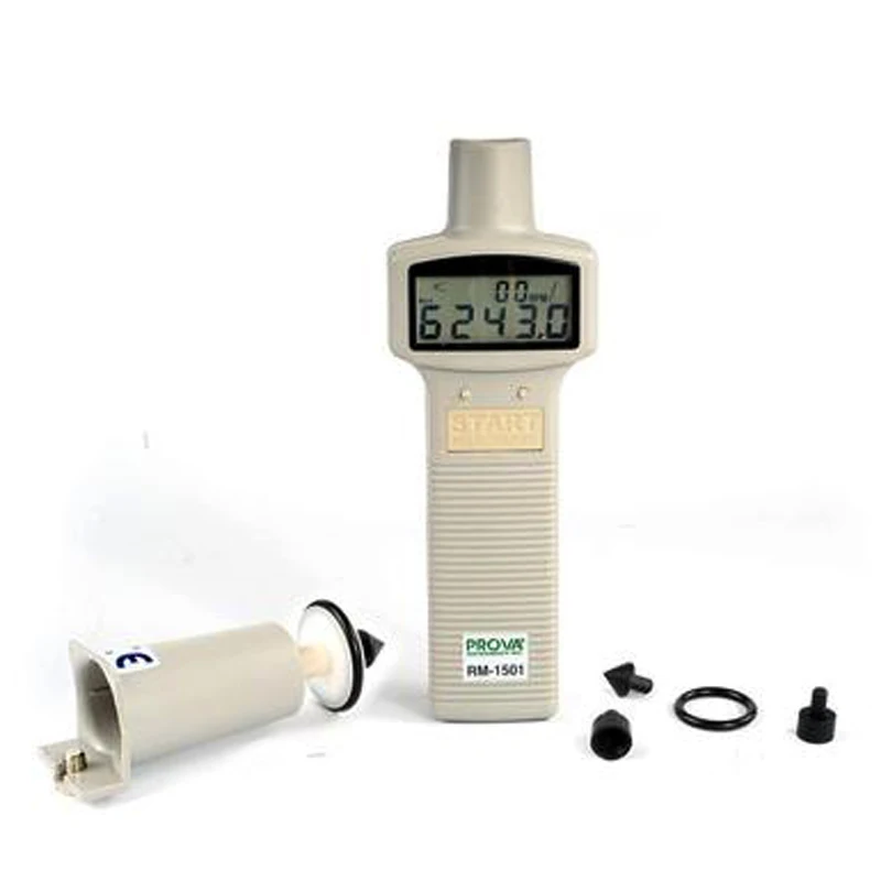 TES NEW PROVA RM 1501 Digital Tachometer 10.00 to 99 999 RPM m/min ft ...