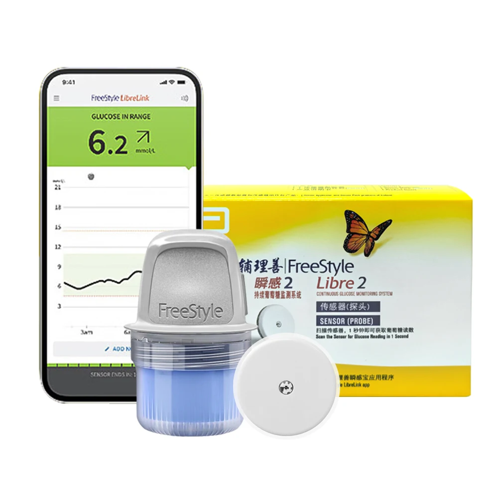 Sensor Freestyle Libre2 Abbott, Medidor de Glicose no Sangue, Monitor ...