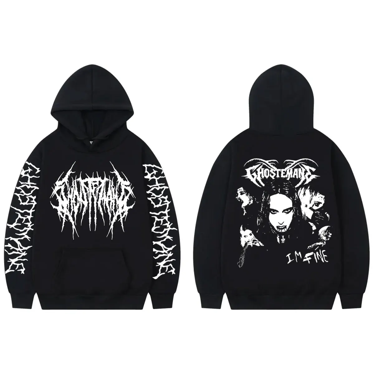 Limited Ghostemane Merch Hoodies Men Women Clothing Gothic Fashion ...
