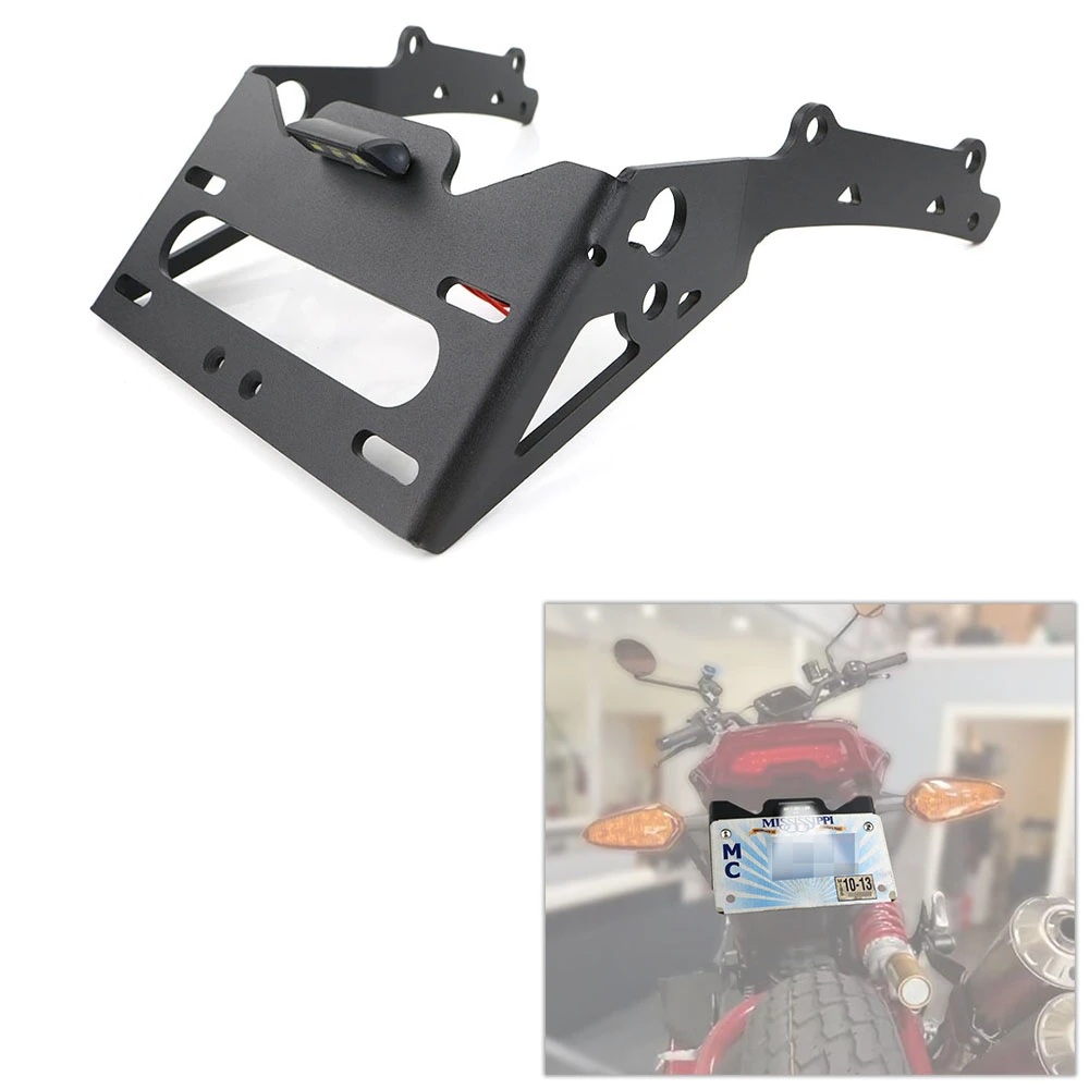 Motorcycle License Plate Holder Bracket | 2022 Indian Ftr 1200 Sale ...