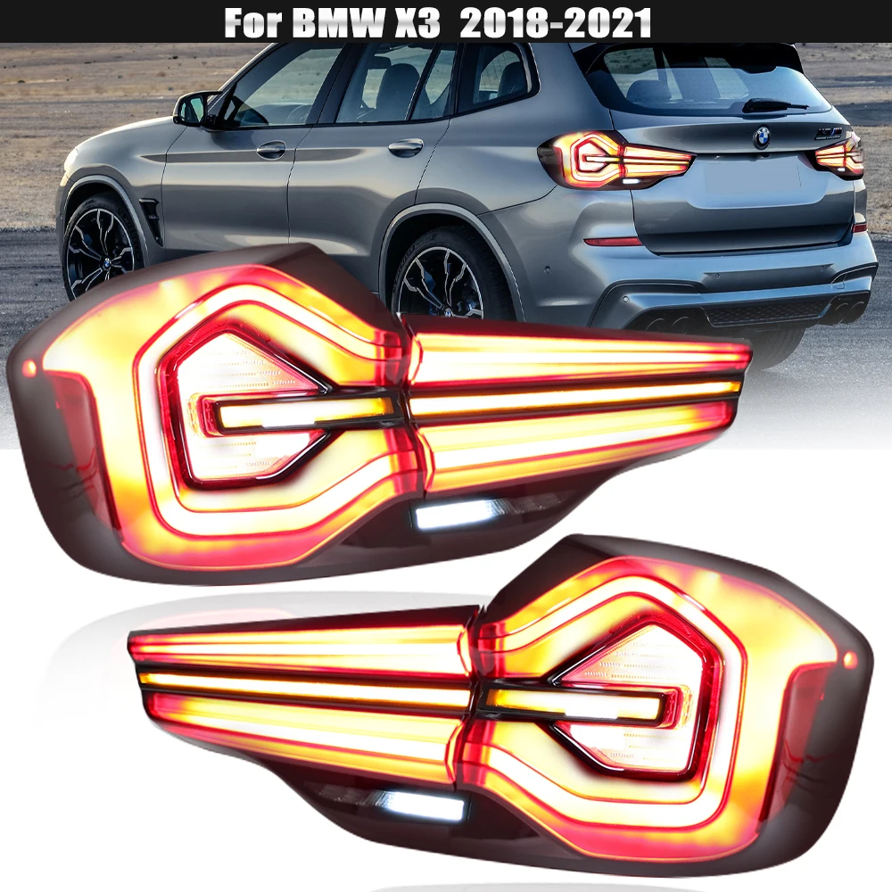 1-Set-LED-Tail-Lights-for-BMW-X3-G01-G08-2018-2021-Driving-Reversing ...