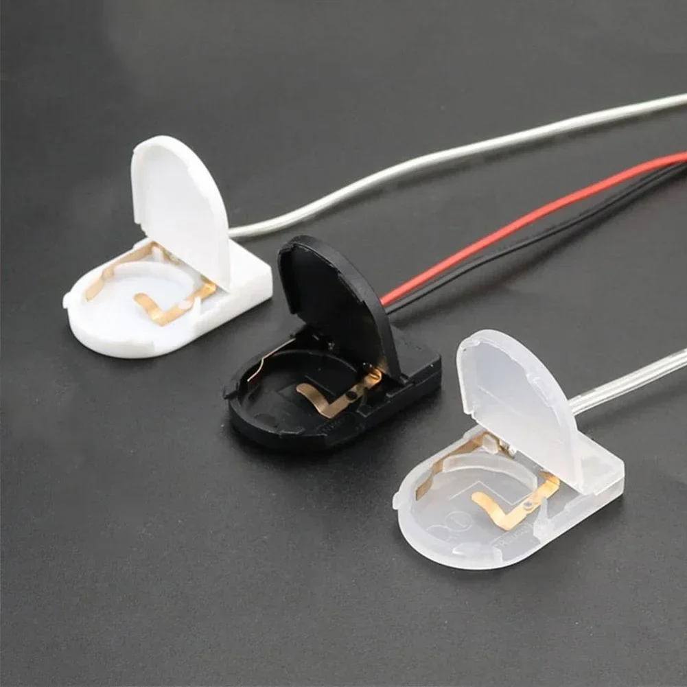 1/5PCS CR2032 Button Coin Cell Battery Socket Holder Case Cover With ON ...