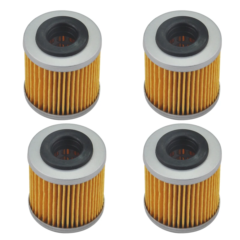 Four Motorcycle Oil Filter For Aprilia 125 RS 4T 17 18 RS Replica 4T 17 ...