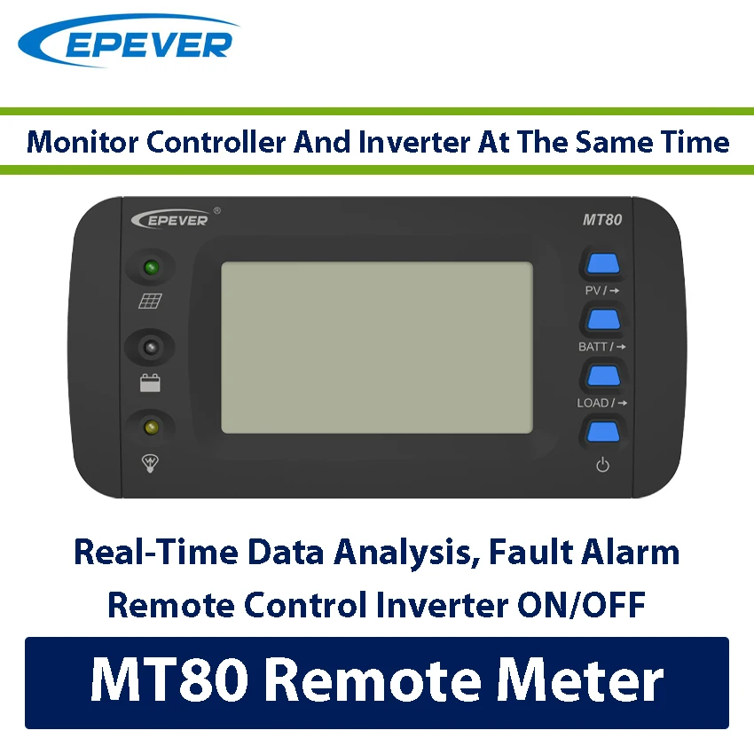 EPEVER-MT80-Remote-Meter-Controller-Inverter-Data-Analysis-Realtime ...