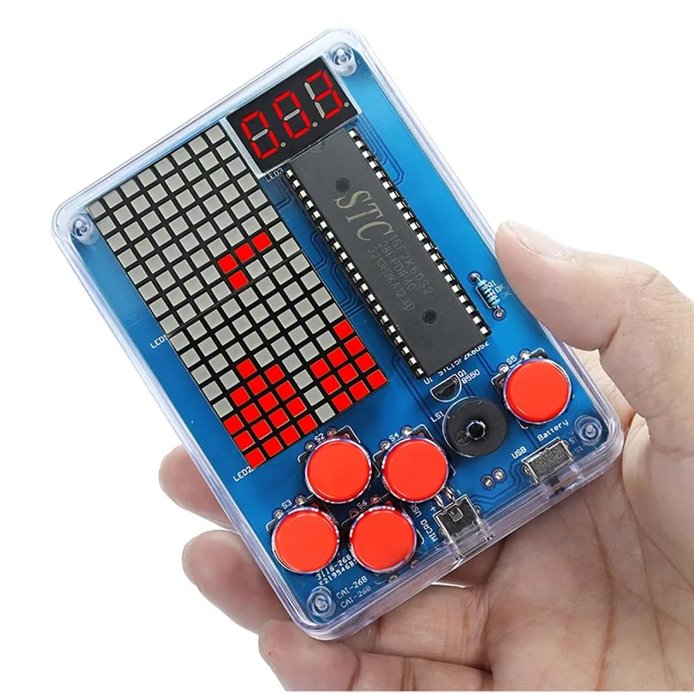 diy-electronic-soldering-kit-old-game-console-Tetris-51-microcontroller ...