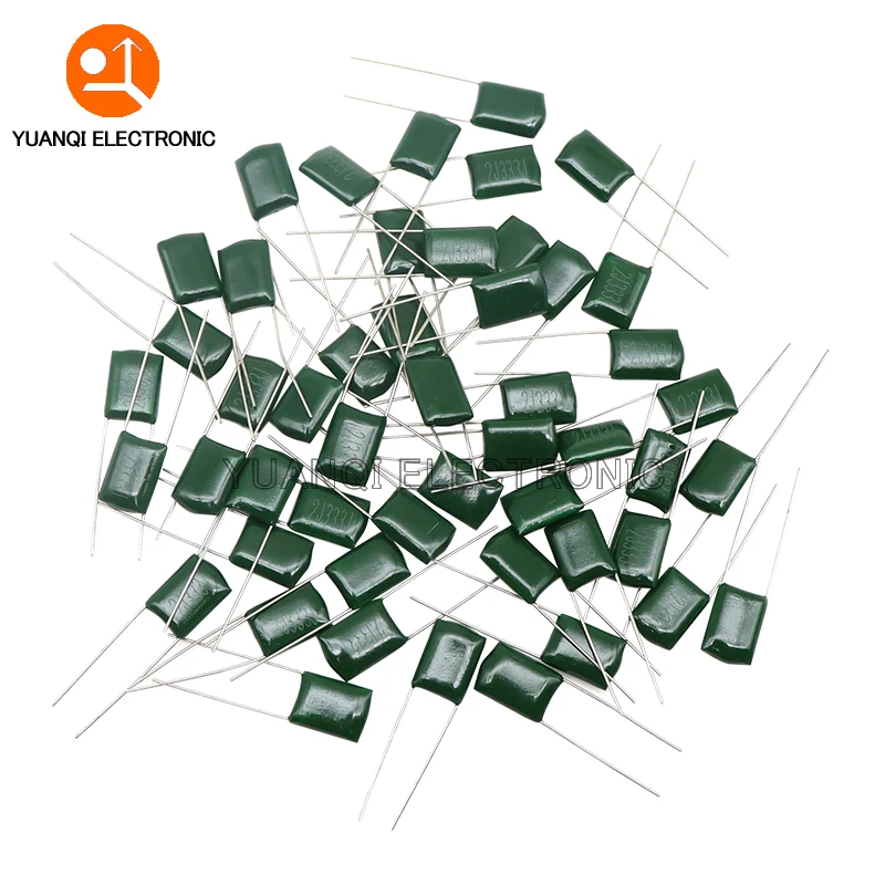 50PCS 630V Polyester Film Capacitor 102 152 103 223 333 473 2J102J ...
