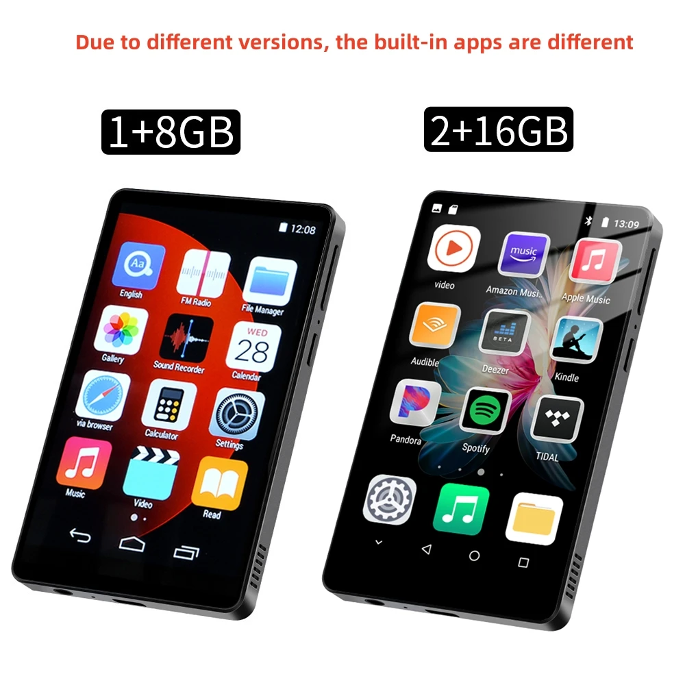 4 inch Android MP4 Player Full Touch Screen Touch with Bluetooth and ...