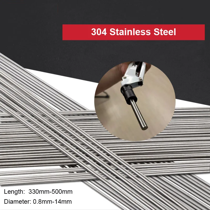 1/5pcs Stainles Steel Solids Round Rod Lathe Bar Stock Assorted for DIY ...