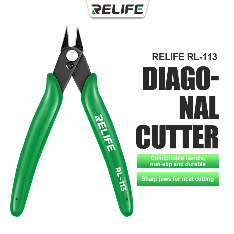 RELIFE-RL-113-Diagonal-Wire-Cutter-with-Return-Spring-Design-High ...