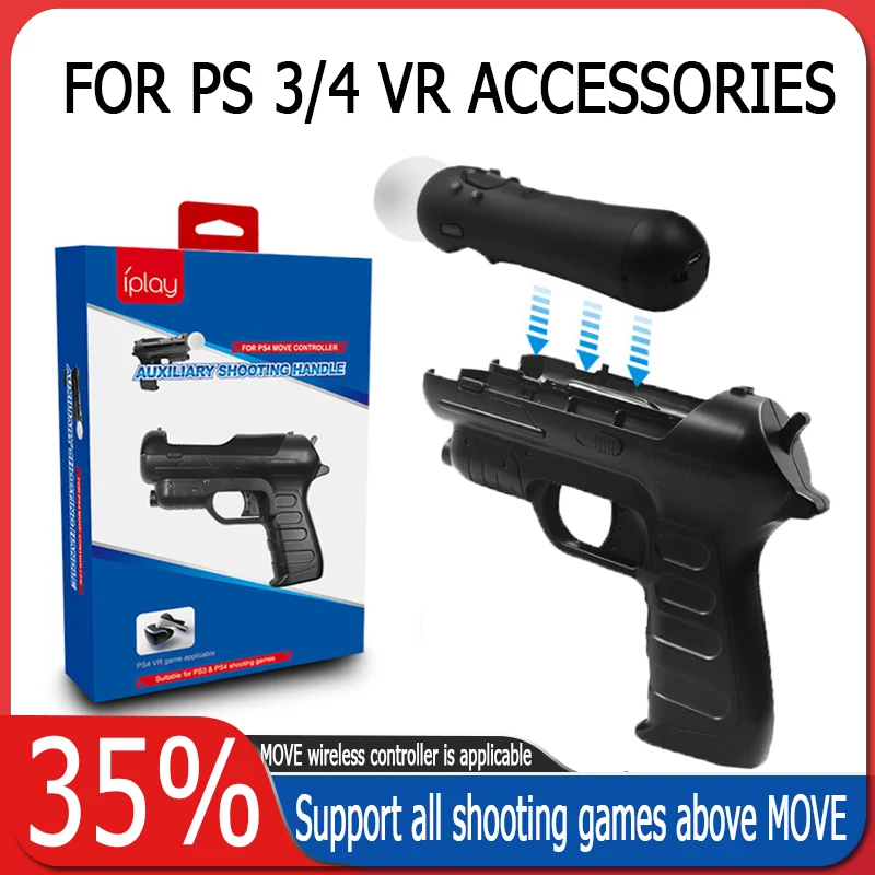 Gun-butt Type VR handle Accessories For PS3/PS4 MOVE Shooting Game ...