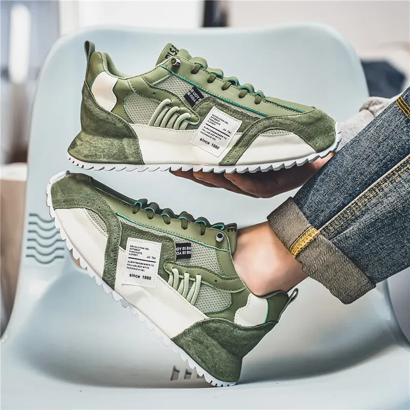 Color-Block-Chunky-Sneakers-Men-Running-Shoes-2024-Fashion-Casual ...