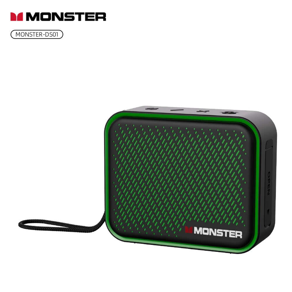 Monster DS01 Altavoz inalámbrico portátil para exteriores BT V6.0 IP67 ...