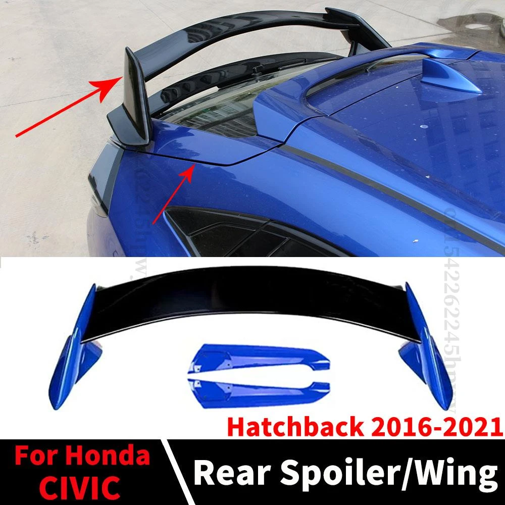 Air Deflector Splitter Body Kit Rear Trunk Spoiler Wing Sport Boot Lip Tail For Honda Civic ...