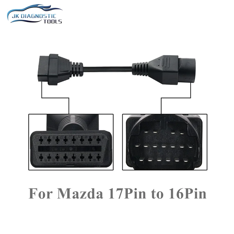 Conector-OBD2-para-Mazda-de-17-pines-a-16-Pines-Cable-OBD-II-para-Mazda ...