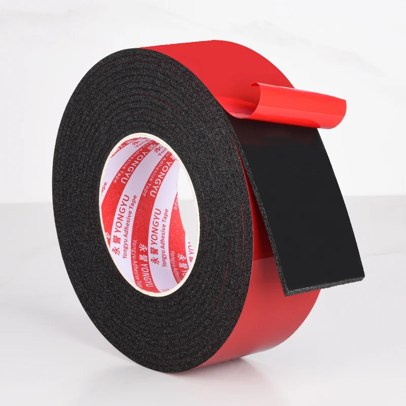 5-Meter-Red-Film-Black-Adhesive-Foam-Double-Sided-Tape-High-Adhesion ...
