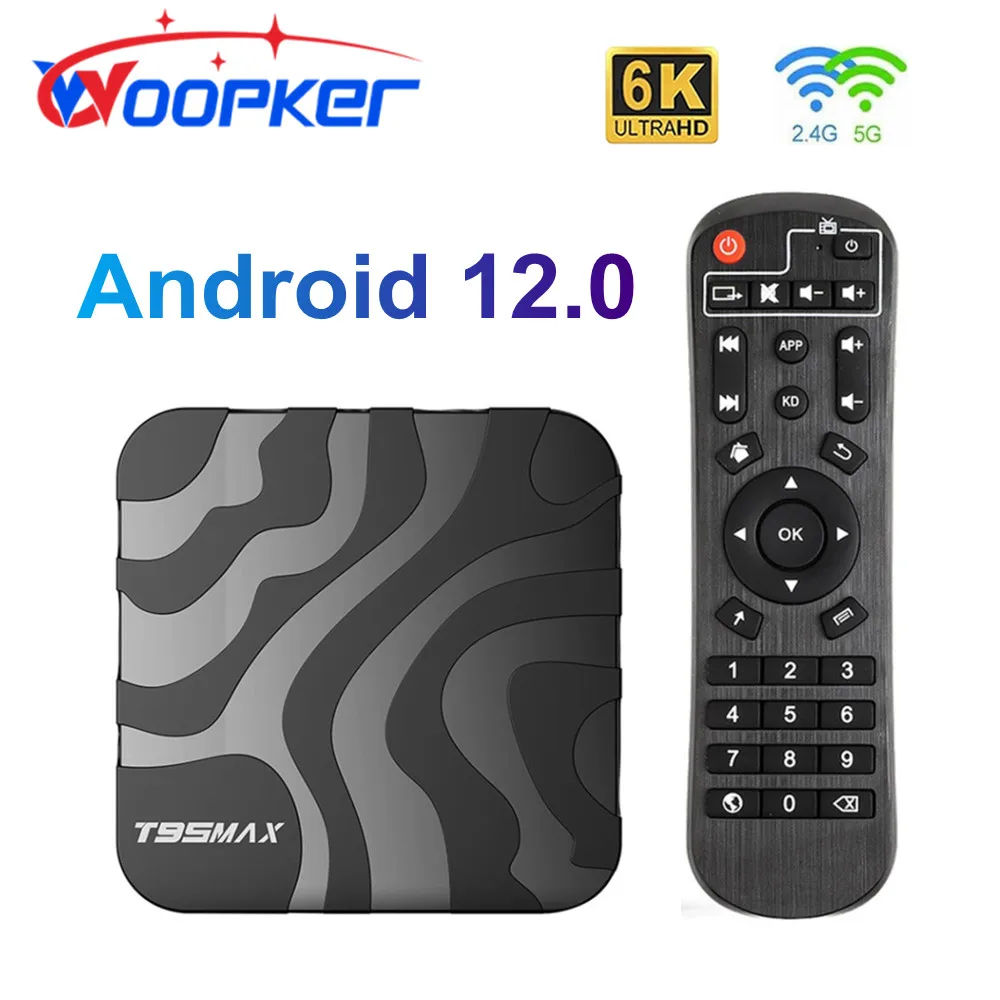 Woopker-t95max-6k-smart-tv-box-android-12-allwinner-h618-4gb-ram-32gb ...