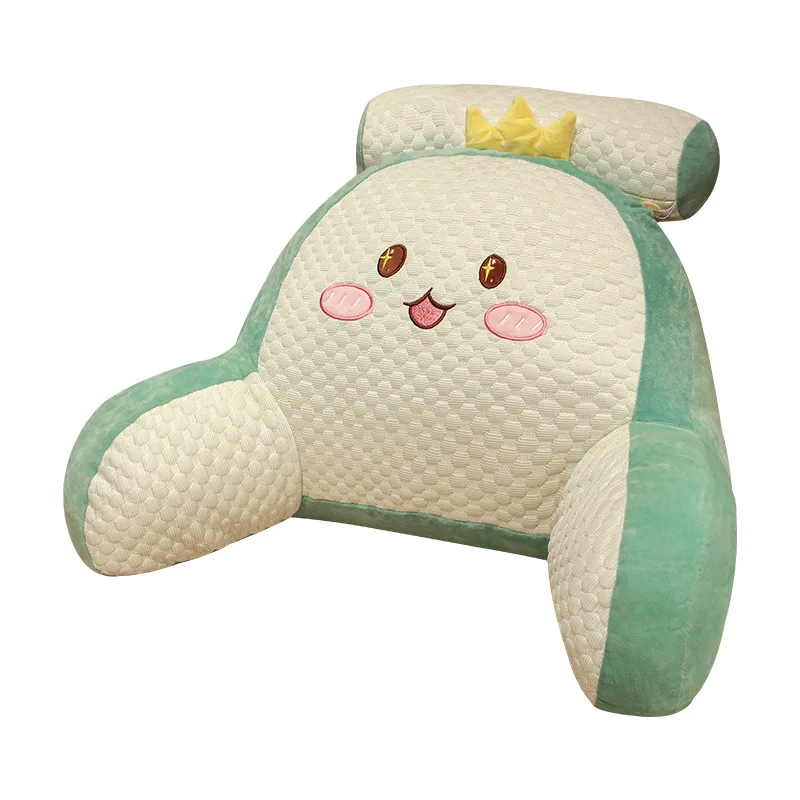 Cute-panda-lumbar-support-cute-bed-nap-cushion-student-office-chair ...