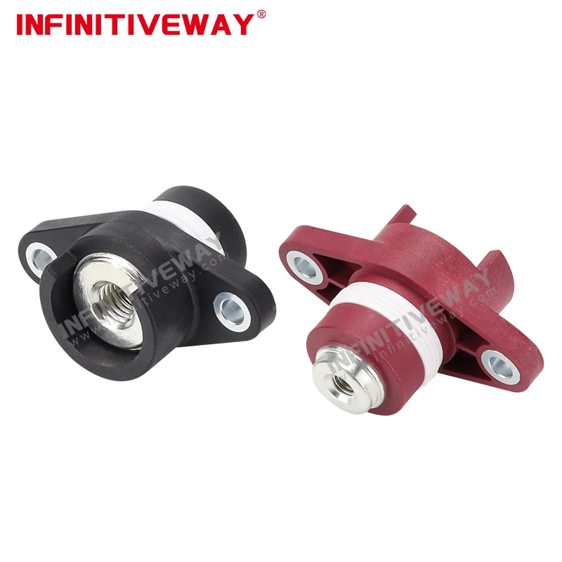 200A-M8-M5-Internal-Thread-Square-Shaped-Wall-Through-Type-Terminal ...