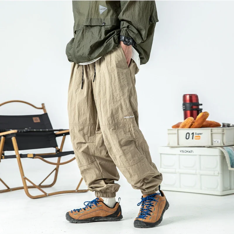 HOUZHOU-Techwear-Parachute-Pants-Men-Jogging-Summer-Quick-Drying-Cargo ...