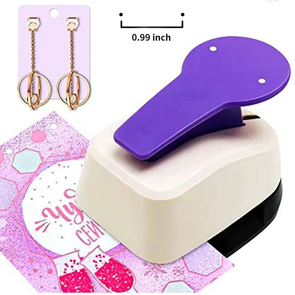 Hole Puncher Earring Card Punch for Double Post Punch Craft Lever Punch ...