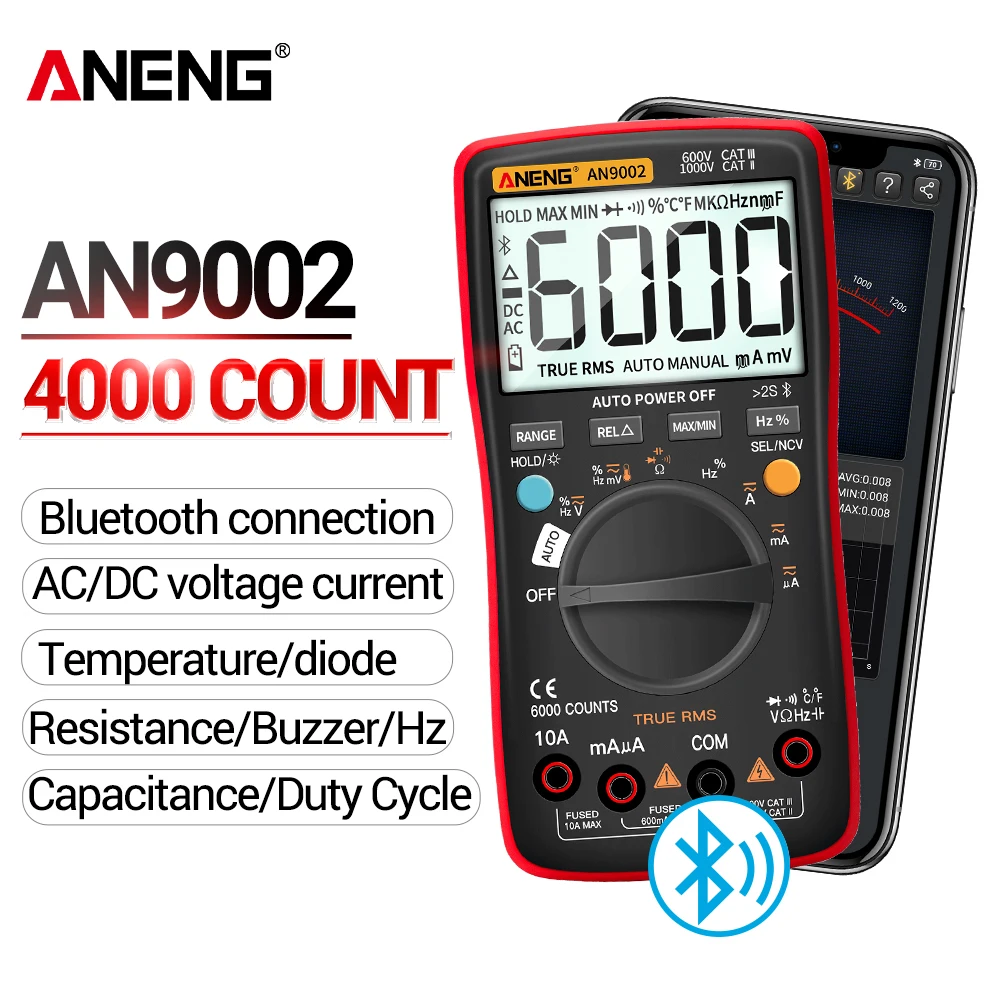ANENG AN9002 multimetro digital profesional polimetro tester digital ...