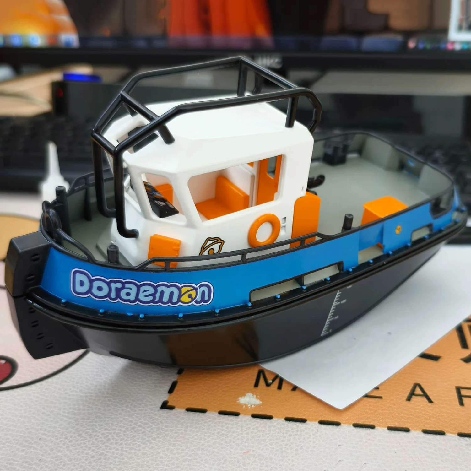 1/48 RC bateau 22cm moteur unique DAMEN1004 télécommande remorqueur ...