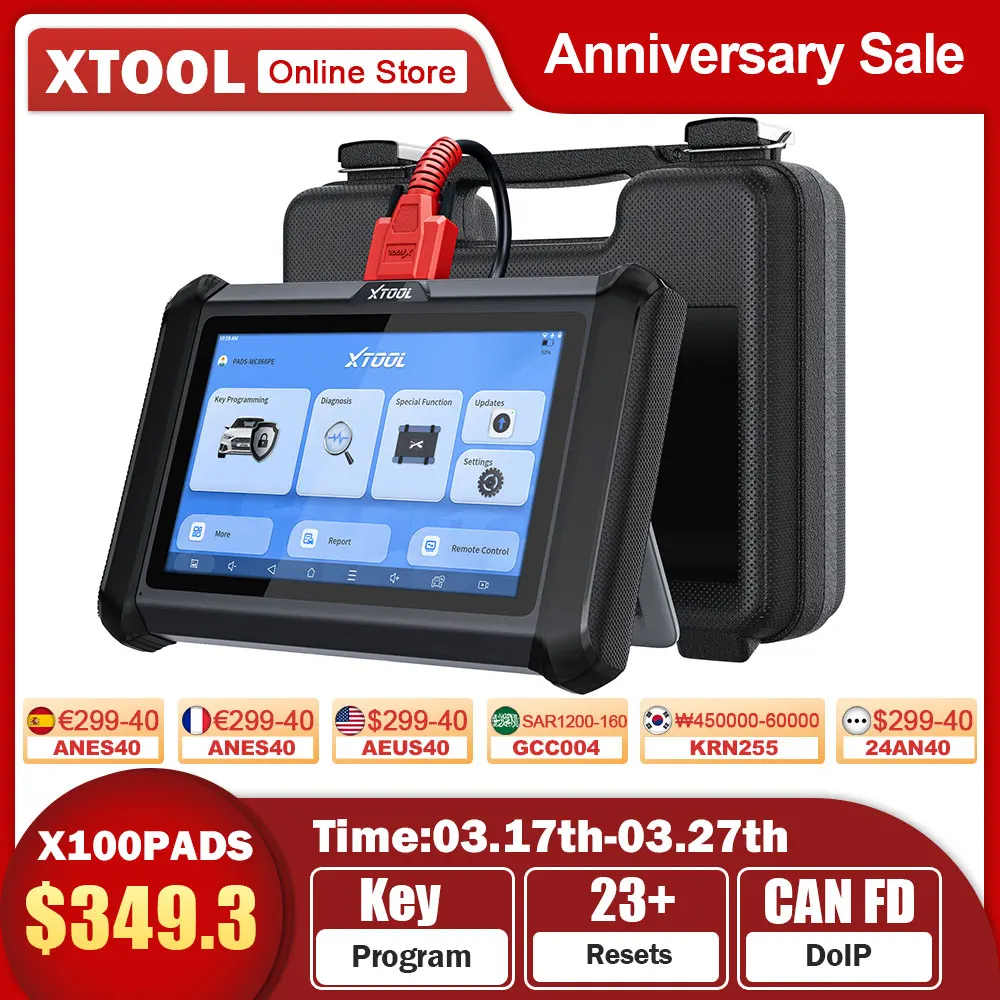 XTOOL-2024-Newest-X100PADS-Automotive-Key-Programming-IMMO-Scan-Tool-OBD2-Full-Diagnostic-Tool ...